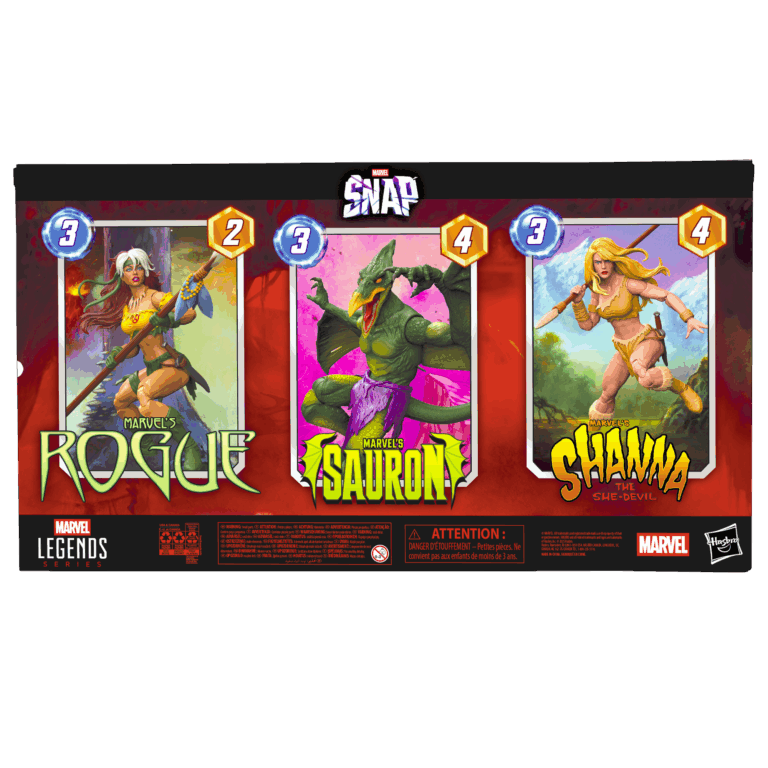 SDCC 2025: Hasbro Marvel Legends GamerVerse Savage Land 3-Pack - preternia