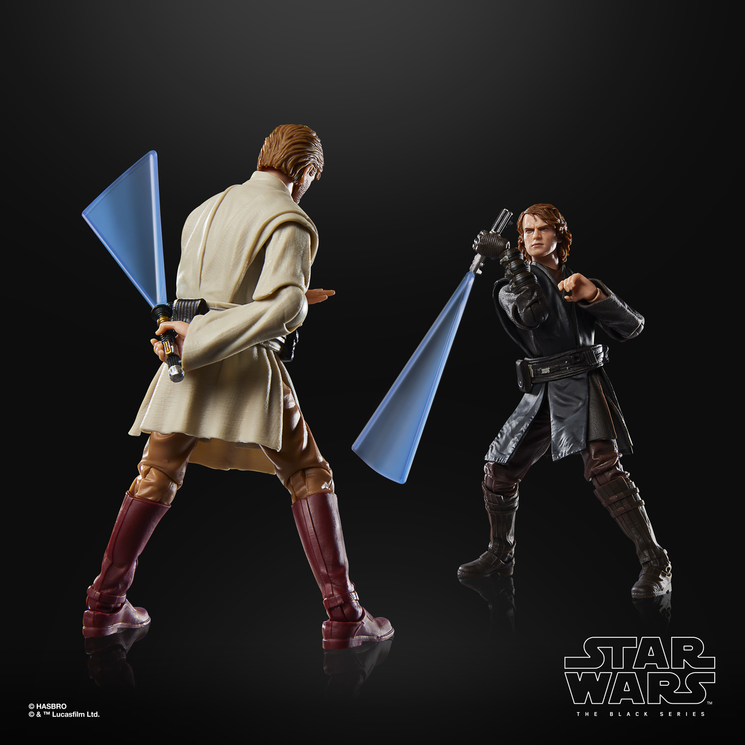 SDCC 2025: Hasbro Star Wars Black Series Anakin Skywalker & Obi-Wan ...